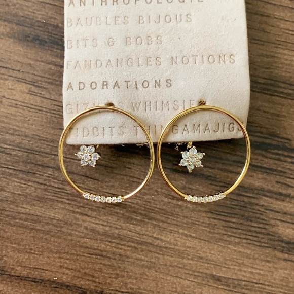 Anthropologie | Jewelry | Anthropologi Floating Star Front Back Earring ...